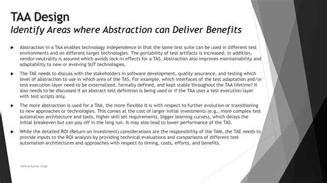 Chapter 3 The Generic Test Automation Architecture Pptx Computing