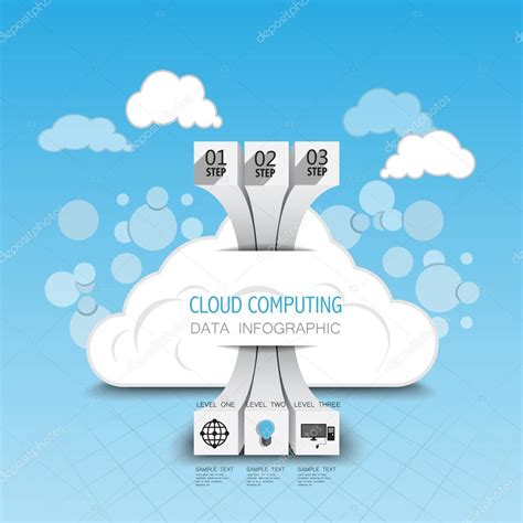 Cloud Computing Concept Design Infographics Stock Vector By ©chalapan 49707609