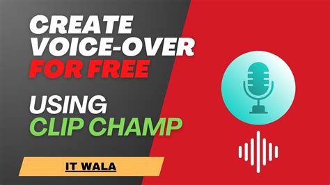 CLIP CHAMP HOW TO CREATE A TEXT TO SPEECH VOICE OVER FOR FREE