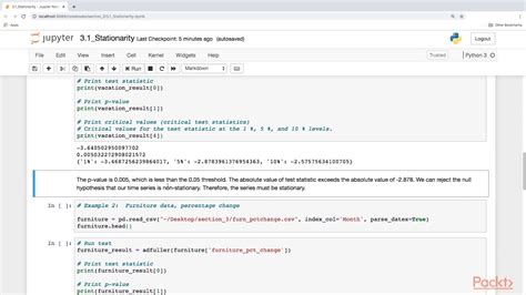 time series analysis with python 3 x stationarity in time series