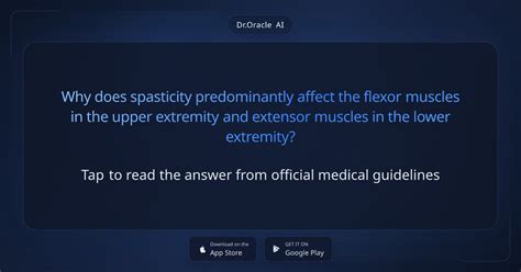 Why Does Spasticity Predominantly Affect The Flexor Muscles In The Upper Extremity And Extensor Why Does Spasticity Predominantly Affect The Flexor Muscles In The Upper Extremity And Extensor