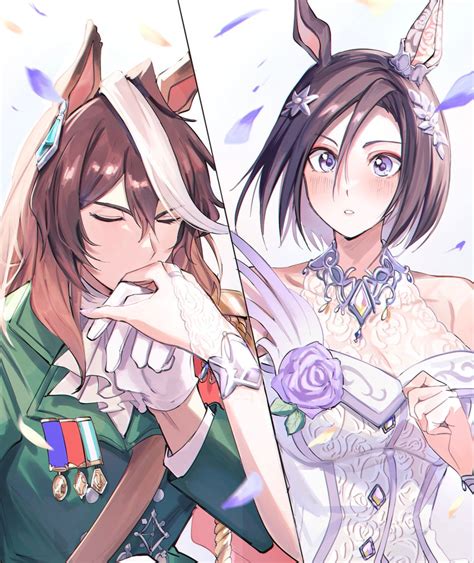 symboli rudolf air groove and air groove umamusume drawn by bojue