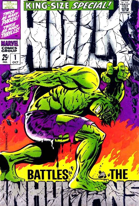 King Size Hulk 1 Steranko At His Best Hulk Comic Marvel Comics