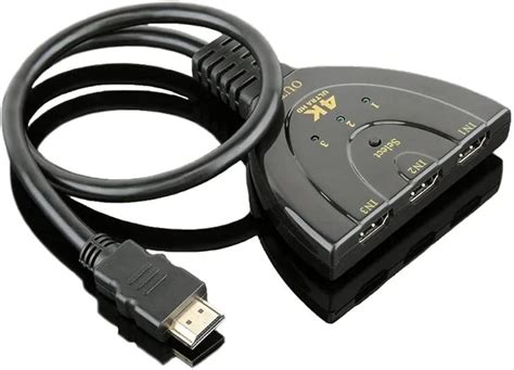 Interruptor Hdmi Divisor Hdmi Avanzado 3 En 1 Adaptador Hdmi De 3
