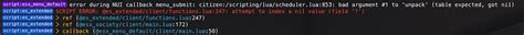 Solved Script Error Esextended Attempt To Index A Nil Value Esesx Cfxre Community