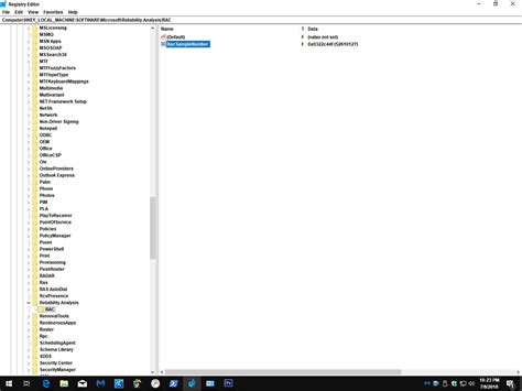 the folder c programdata microsoft rac doesn t exist in windows 10 microsoft community