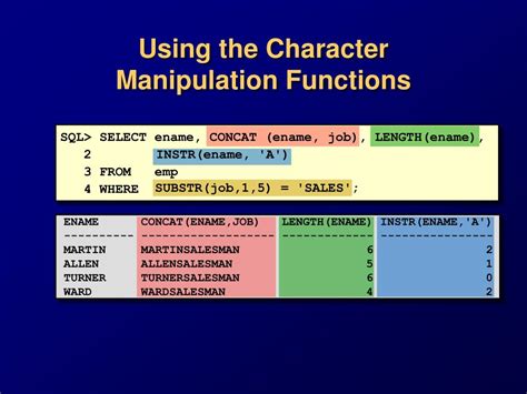 Ppt Single Row Functions Powerpoint Presentation Free Download Id
