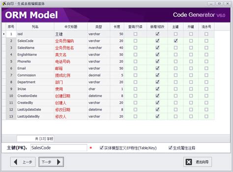 代码生成器 Codegenerator V60 生成表格编辑窗体 开发框架文库