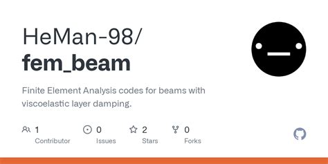 GitHub HeMan Fem Beam Finite Element Analysis Codes For Beams With Viscoelastic Layer Damping