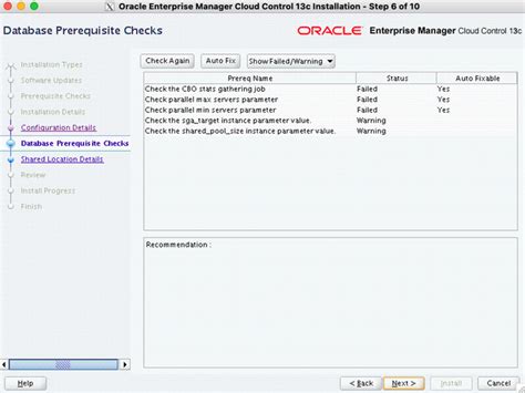 Oracle Enterprise Manager 13c Release 5 13 5 Installation On Linux 7
