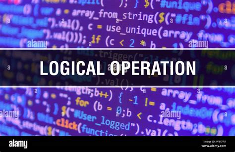 Logical Operation Image Hi Res Stock Photography And Images Alamy