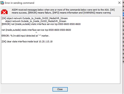 Solved Port Range Forwarding Using Asa Cisco Community