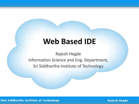 Codeide Web Based Ide Pptx
