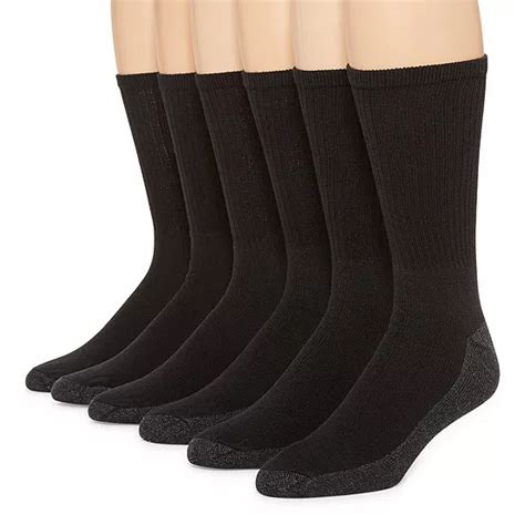 Dickies Stain Resistant 6 Pair Crew Socks Mens Jcpenney