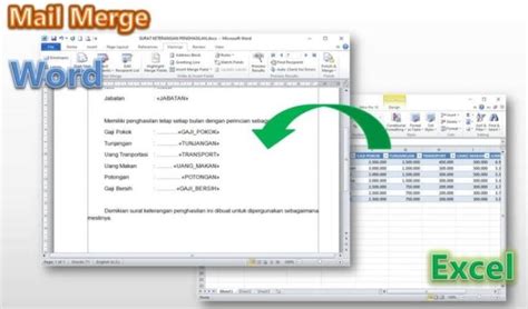 Trik Menggunakan Mail Merge Word Dengan Data Excel