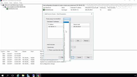 35 how to configure network load balancing in windows server 2016 youtube