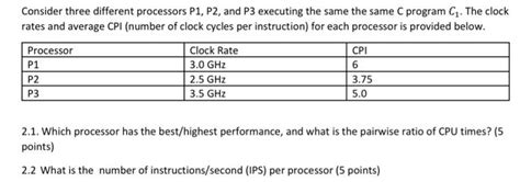solved consider three different processors p1 p2 and p3
