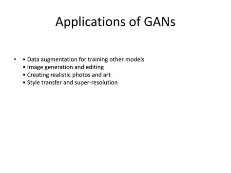 Generative Adversarial Network Ppt For Beginners Pptx