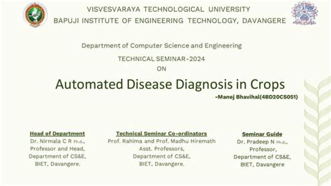 Automated Disease Detection In Crops Using Cnn Pdf