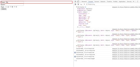 Code Samples Angularjs Focus Specific Error Input On Form Submit