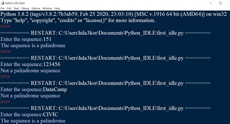 Introduction To Python Idle Tutorial Datacamp