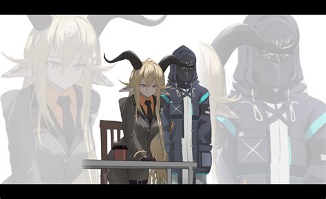 Doctor And Degenbrecher Arknights Drawn By Mebeteadiaviolet