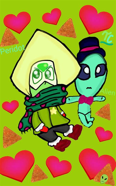 Peridot And Alien Kawaiiiiiii By T Whiskers On Deviantart