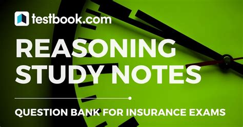 Reasoning Question Bank For Major Insurance Exams 2017