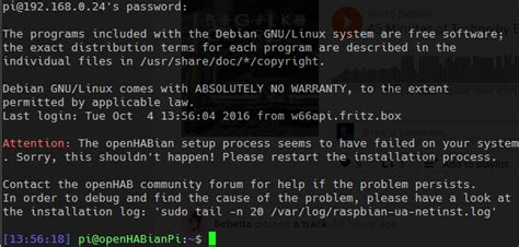 Install Hangs After A While No Idea How To Debug · Issue 60 · Openhabopenhabian · Github
