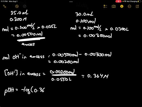 VIDEO Solution Calculate The PH After 30 0 ML Of A 0 200M Solution Of NaOH Is Added To 50 0mL