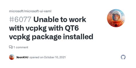 Unable To Work With Vcpkg With QT Vcpkg Package Installed Issue Microsoft Microsoft