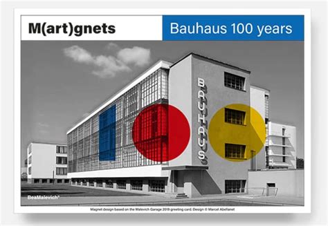 Bauhaus Dessau Magnets Bauhaus Movement Original Design Icons