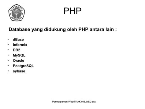 Php Adalah Singkatan Dari Hypertext Preprocessor Sebuah Bahasa Pemrograman Server Side Yang