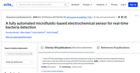 [citation Report] A Fully Automated Microfluidic Based Electrochemical