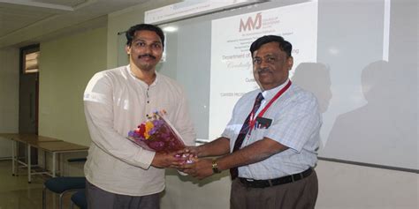 Guest Lecture Report On Career Prospective In Embedded Domain MVJ