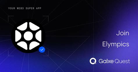Join Elympics On Galxe Quest