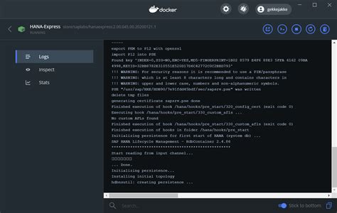 Setting Up Hana Express Using Docker On Windows Su Sap Community