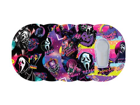 Glucomart Premium Dexcom G6 Patches Halloween Dexcom Tapes 5 Pack