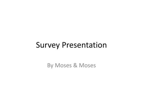 PPT Survey Presentation PowerPoint Presentation Free Download ID 1611675