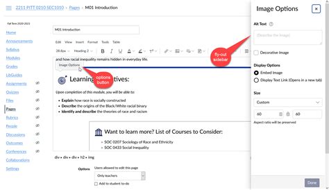 Canvas Rich Content Editor University Center For Teaching And Learning