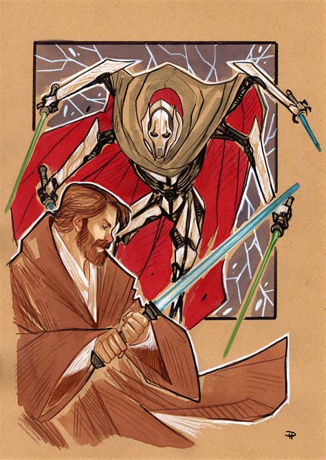 Obi Wan Kenobi Grievous General Sw Art Sw Персонажи Звездные Войны Star Wars