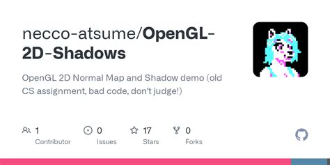 Github Necco Atsume Opengl 2d Shadows Opengl 2d Normal Map And Shadow Demo Old Cs Assignment