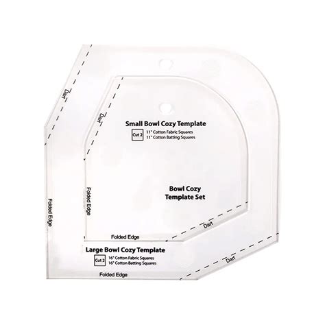 Buy Cozy Template Cutting Ruler Set Cozy Pattern Template For Sewing