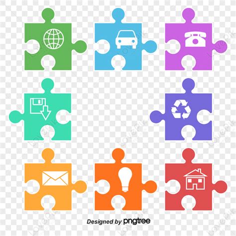 퍼즐 일러스트구근기호창조적 Png 일러스트 무료 다운로드 Lovepik