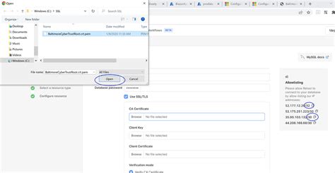 Azure Mysql Ca Certificate Not Loading 💬 Queries And Resources