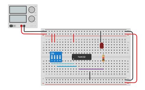 Circuit Design Expt 1 Or Gate Tinkercad