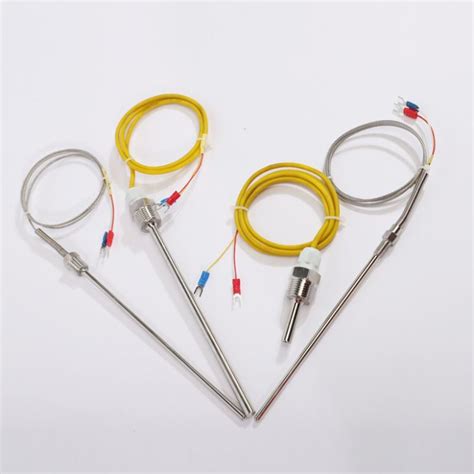 China Customized M6 Thread Pt100 Rtd Temperature Sensor Manufacturers Suppliers Factory