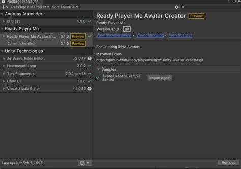 Github Readyplayerme Rpm Unity Sdk Avatar Creator Avatar Creator