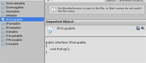 No Monobehaviour Scripts In The File On Interface Scripts Unity Engine Unity Discussions