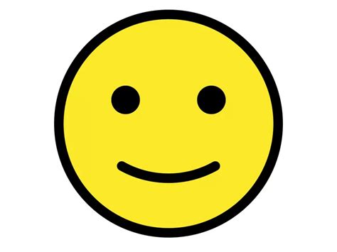 Slightly Smiling Face Emoji Icon Png Vector In Svg Pdf Ai Cdr Format
